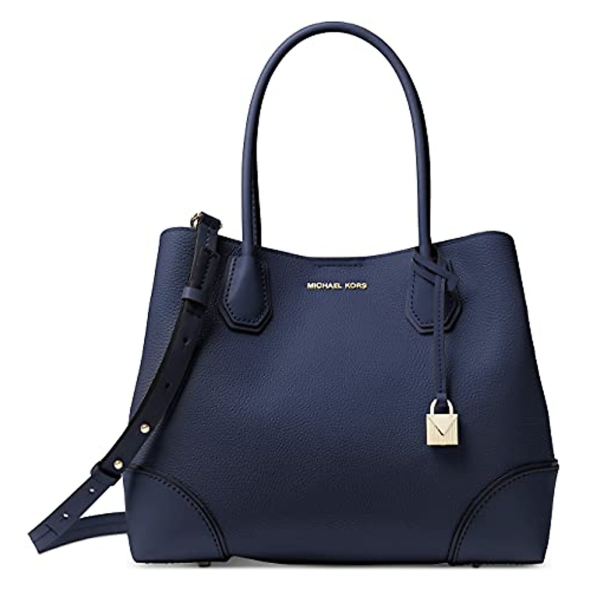 Michael Kors Mercer Gallery Medium Center Zip Tote Dark Denim One Size