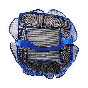 Mesh Shower Caddy Basket for College Dorm Room Essentials, Hanging Portable Tote Bag Toiletry for Bathroom Accessories