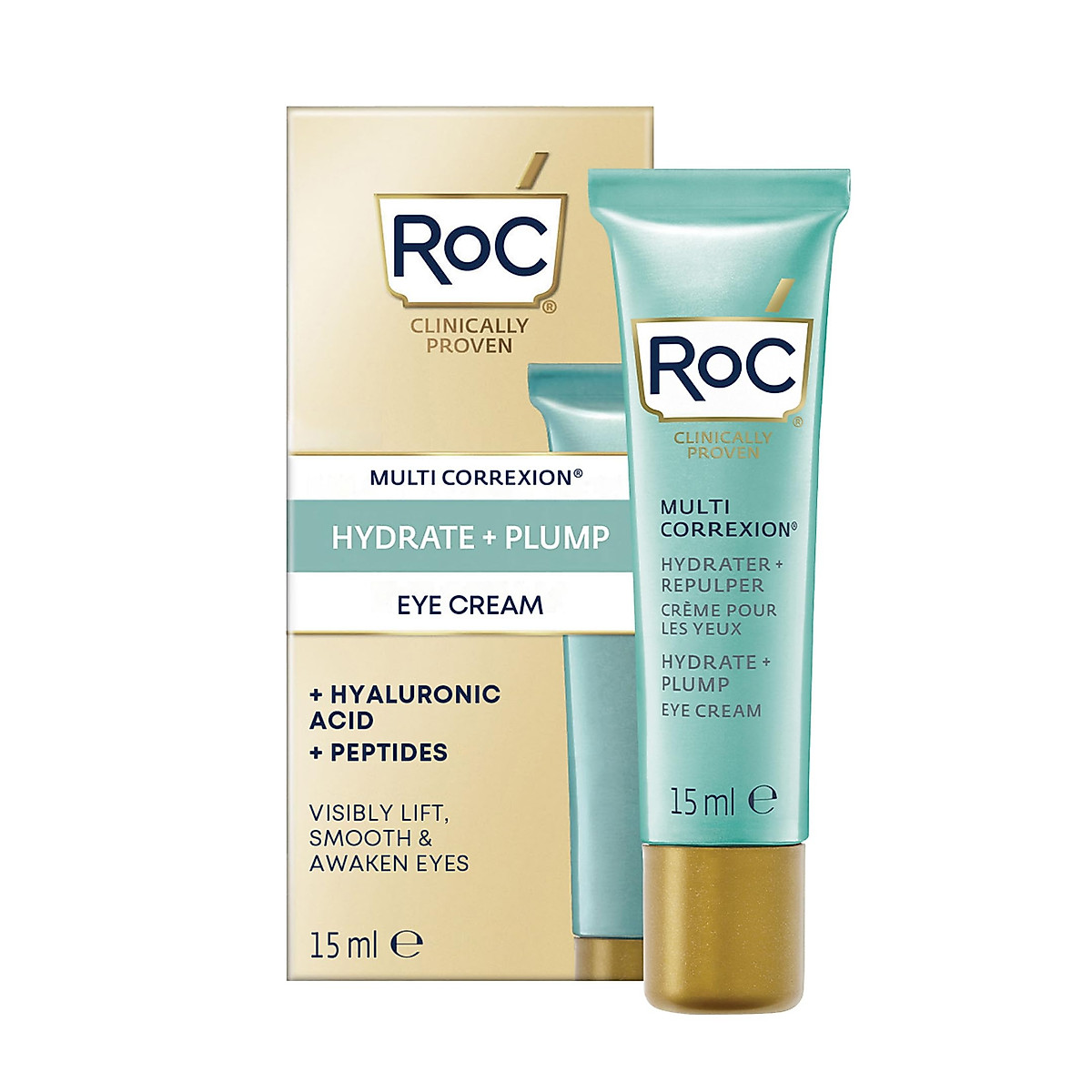 RoC Multi Correxion®, Hydrate + Plump, Eye Cream, 0.5 fl oz (15 ml)