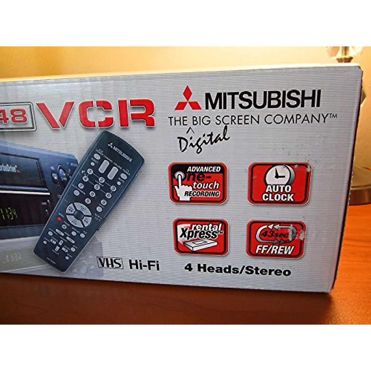 Mitsubishi Hs-u448 Hi-fi VCR 4-head