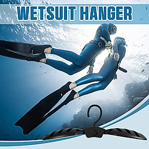 2 Pcs Foldable Wetsuit Hanger Fast Dry Surfing Suit Hangers Folding Vented Hanger for Men Women Suit Diving Accessories