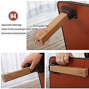 TALSAK Round Folding Tea Coffee Table, Japanese-Style Low Table, Dining Table, Study Table, Small Desk, for Tatami Sitting On The Floor Bedroom Bay Window Tea Room (Size : 60x30cm)