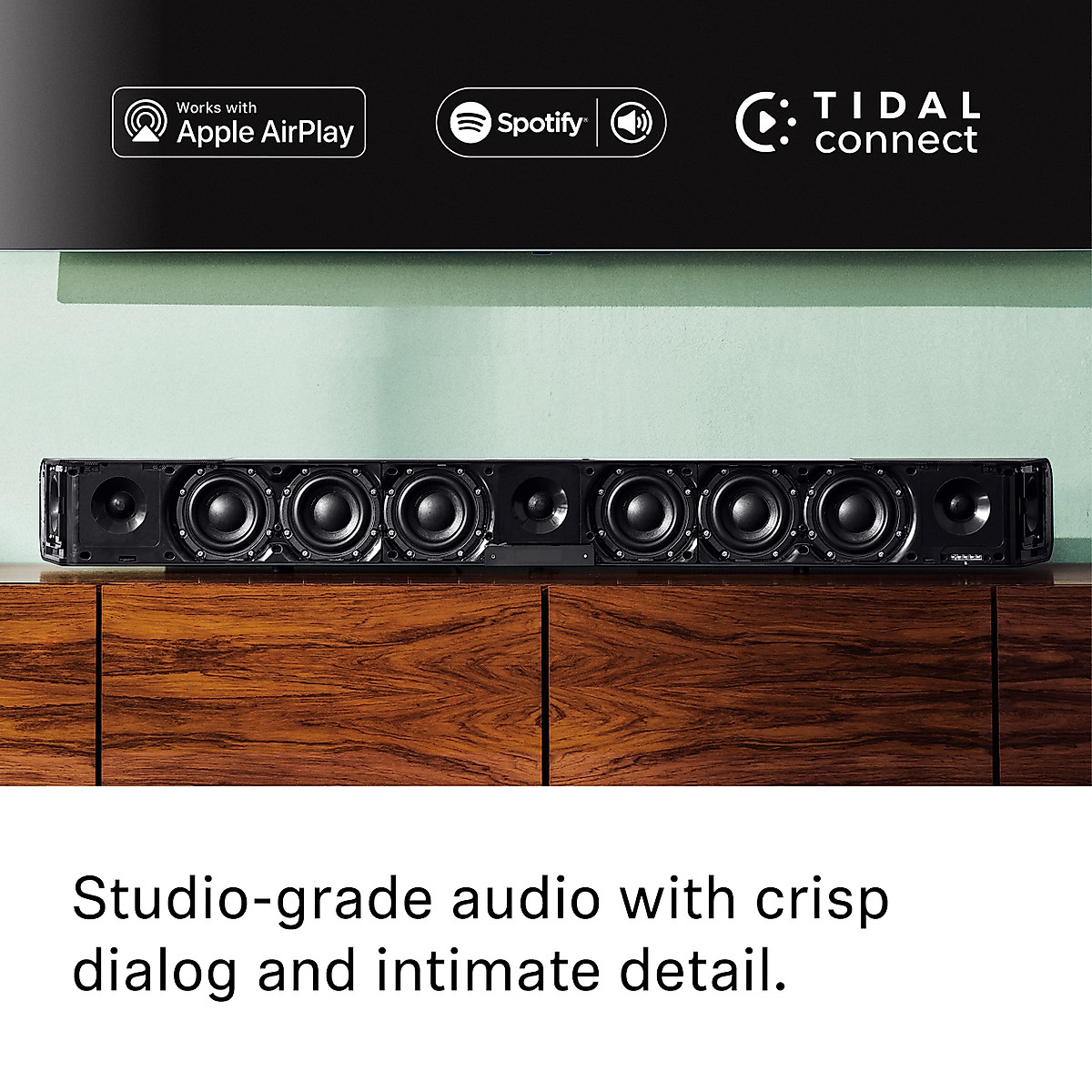 SENNHEISER AMBEO Soundbar Max - Soundbar for TV with 13 Speakers - 5.1.4 Sound Experience with Dolby Atmos & DTS:X, Home Theater Audio with deep 30Hz Bass without extra Subwoofer