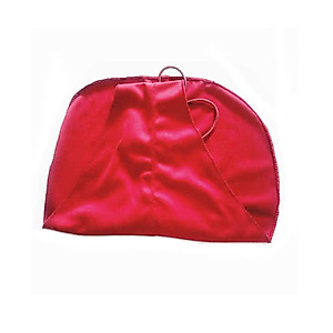 Jiayouy Silk Oboe Swab Instrument Cleaner Cloth for Flute Oboe Clarinet Saxophone - Wine Red