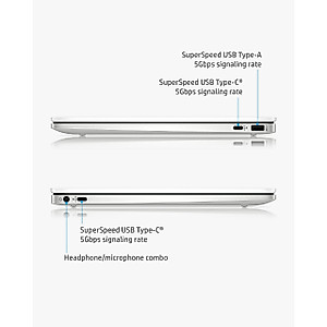 HP Chromebook 14 Laptop, Intel Celeron Processor, 4 GB RAM, 32 GB eMMC, 14” HD (1366 x 768) Touchscreen, Chrome OS, Webcam & Dual Mics, Work, Entertainment, Long Battery Life (14a-na0140nr, 2021)