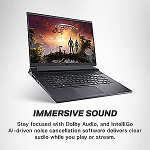 Dell G16 7630 Gaming Laptop - 16-inch (2560 x 1600) QHD+ 165Hz 3ms Display, Intel Core i9-13900HX, 16GB DDR5 RAM, 1TB SSD, NVIDIA GeForce RTX 4070 8GB GDDR6, Windows 11 Home - Metallic Nightshade