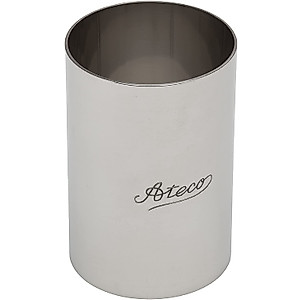 Ateco Round Stainless Steel Form, 2 by 3-Inches High