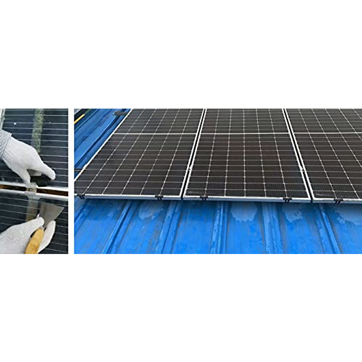 HZLH Solar Panels Water Drained Away Clip,Auto Remove Stagnant Water Build-up Near The Panel Edges. Plastic Clip to Clear Black 30mm、35mm、40mm、45mm、50mm T35