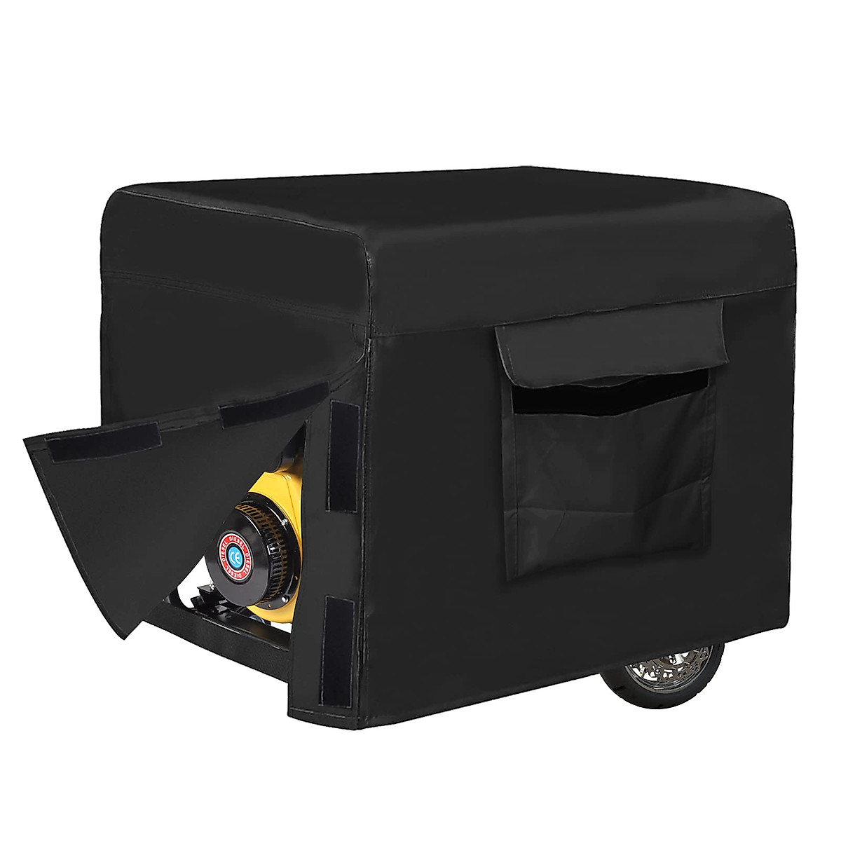 Autolion Generator Cover Waterproof Universal Thicken 300D Polyester 26 x 20 x 20 inch - for Most Generators 5000-10000 Watt, Black