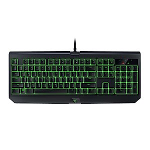 Razer BlackWidow Ultimate: Esports Gaming Keyboard - Dust and Spill Resistant - Individually Backlit Keys - Razer Green Mechanical Switches (Tactile and Clicky)