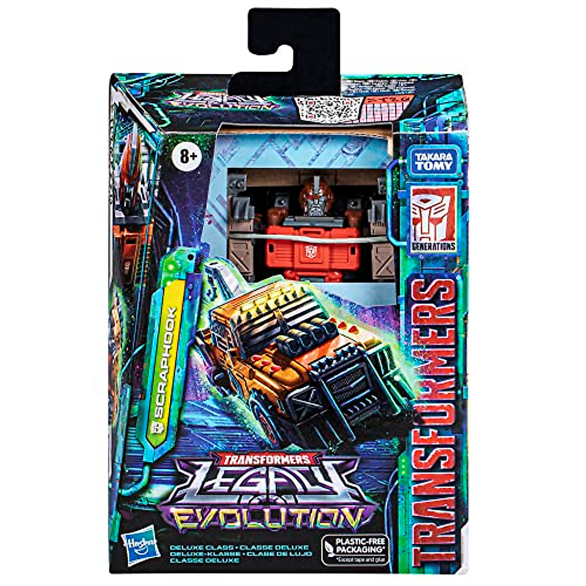Transformers Toys Legacy Evolution Deluxe Scraphook Toy, 5.5-inch, Action Figure for Boys and Girls Ages 8 and Up