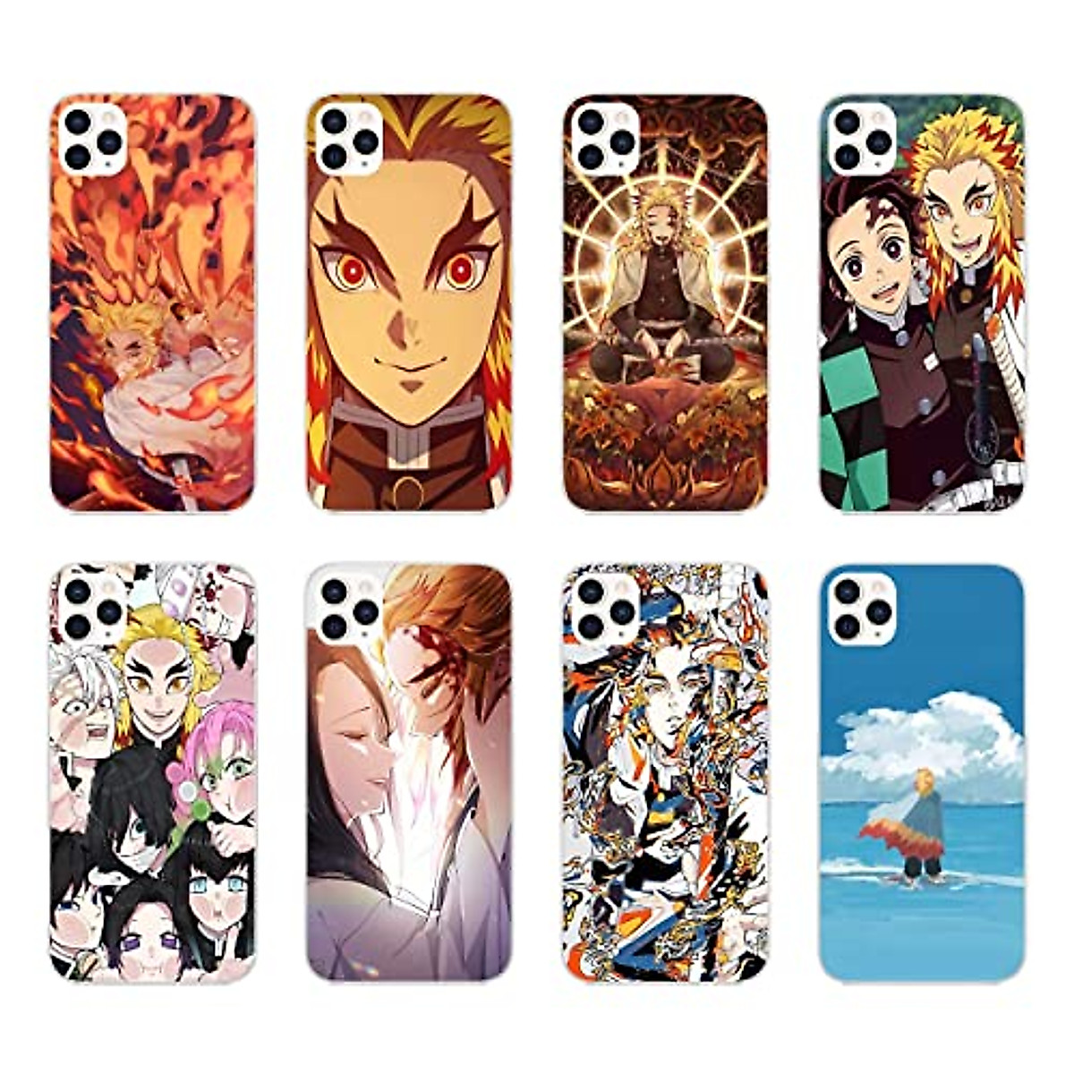 Tongstar Compatible with LG V60 ThinQ | LG V60 ThinQ 5G Case Sla'yer Rengok'u Gift De'mon 996 Man Boys Girls Cartoon Cool Design Soft TPU Phone Case