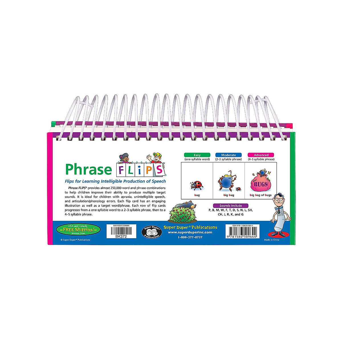 Super Duper Publications | Phrase FLiPS for Learning Intelligible Production of Speech | Educational Resource for Children