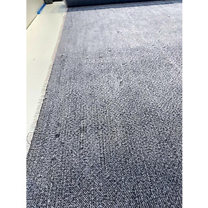 Affordable Home Fabrics Calvin Linen Denim Blue Italian Upholstery Fabric by The Yard