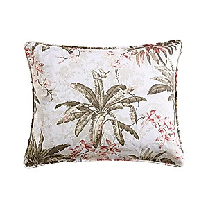 Tommy Bahama - Daybed Set, Cotton Bedding with Matching Shams & Pillow Cover, Lightweight Home Decor for All Seasons (Bonny Cove Beige, Daybed)