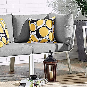 Modway Riverside Outdoor Furniture, Corner Chair, White Gray