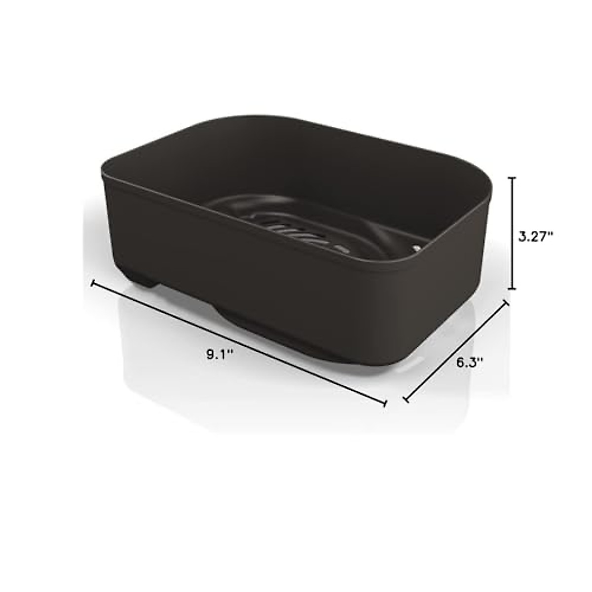 Ninja XSKCRSPBKT Woodfire, Combo Crisper Basket, 2.5-Quart Capacity, Compatible with Ninja Woodfire Grills (OG700 series), Nonstick, Black