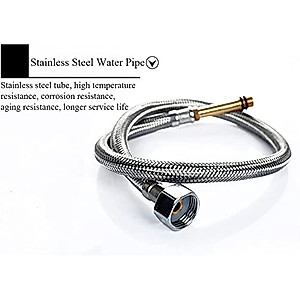 Farmhouse Sink, Kitchen Simple 304 Stainless Steel Sink Single Sink with Wall Bracket, Stainless Steel Kitchen Sink, Commercial Wall Mount Hand Basin for Restaurant, Kitchen and Home