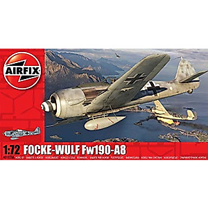 Airfix Focke-Wulf Fw190A-8 1:72 WWII Military Aviation Plastic Model Kit A01020A