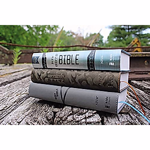 NIV, Boys' Bible, Leathersoft, Brown Camo, Comfort Print