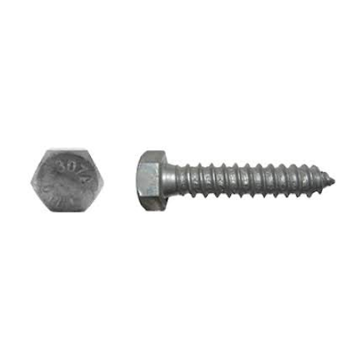 1/4" x 1-1/2" Hot Dipped Galvanized Lag Screws, Grade A, Quantity 250- by Fastener Depot, LLC