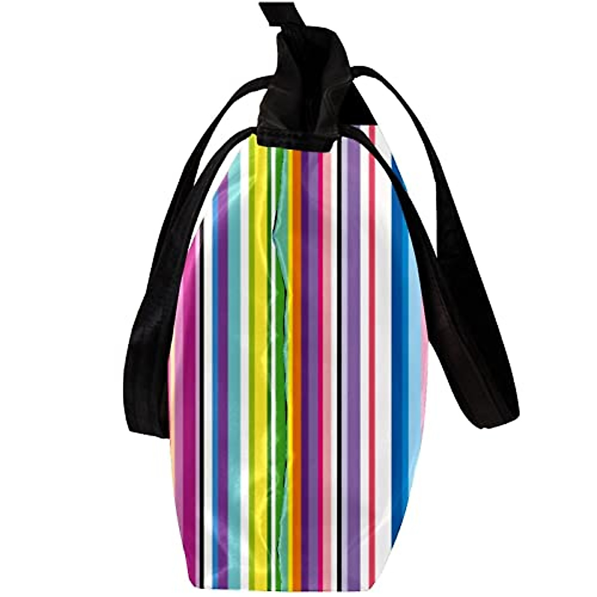 Tote Bag,Shoulder Bag Large Purses and Handbags for Women,Abstract Colorful Striped,Shopping Bags
