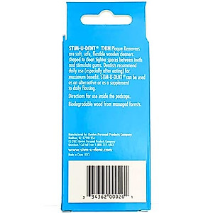 Stim-U-Dent Plaque Removers Thin Mint 160 Each (Pack of 6)