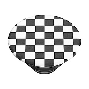 PopSockets PopTop (Top only. Base Sold Separately) Swappable Top for PopSockets Phone Grip Base - Checker Black PopTop