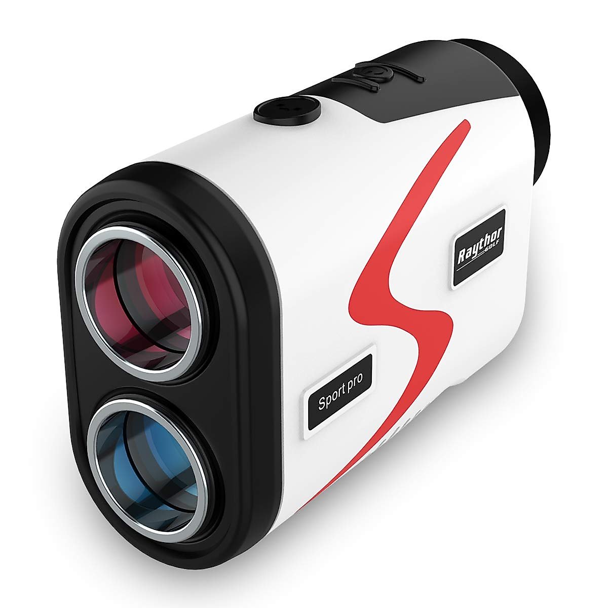 Raythor Pro Golf Rangefinder for Professional Golfers, Laser Range Finder with Slope & Non Slope Physical Switch, Flag-Lock with Pulse Vibration, Continuous Scan, Rechargeable