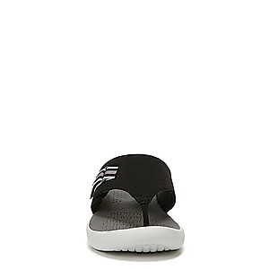 BZees Womens Camp Out Thong Sandal Black 7.5 M