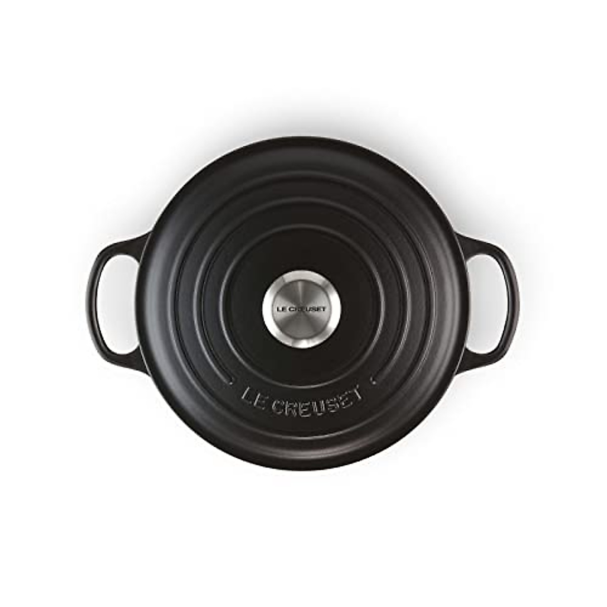 Le Creuset Signature Cast Iron Round Casserole, 26 cm - Satin Black