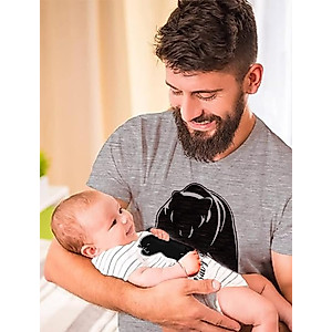 Tstars Papa & Baby Bear Dad and Son Daughter Matching Shirts Fathers Day New Dads Gift Father and Infant Shirt Set Dad Gray Large/Baby gray/white 12M (6-12M)