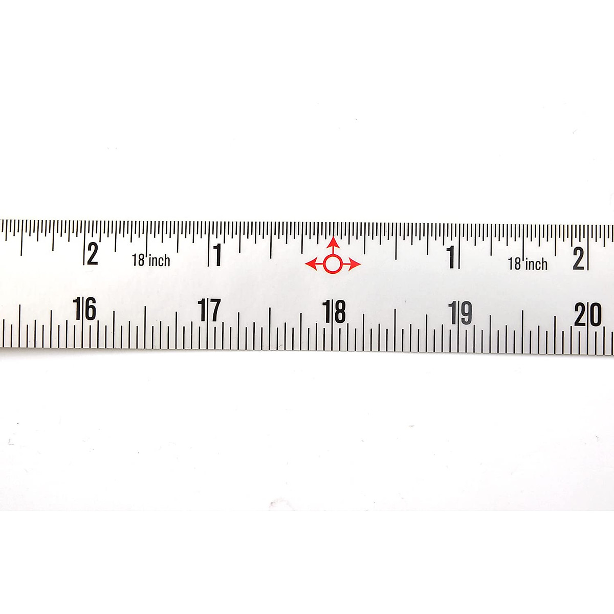 Edtape Workbench Ruler,Adhesive Backed Tape Measure,Waterproof Measuring Sticker,Sticky Measuring Tape,36 Inches Length, 1.02 Inches Width Center Finder Ruler Imperial Ruler, 36inches