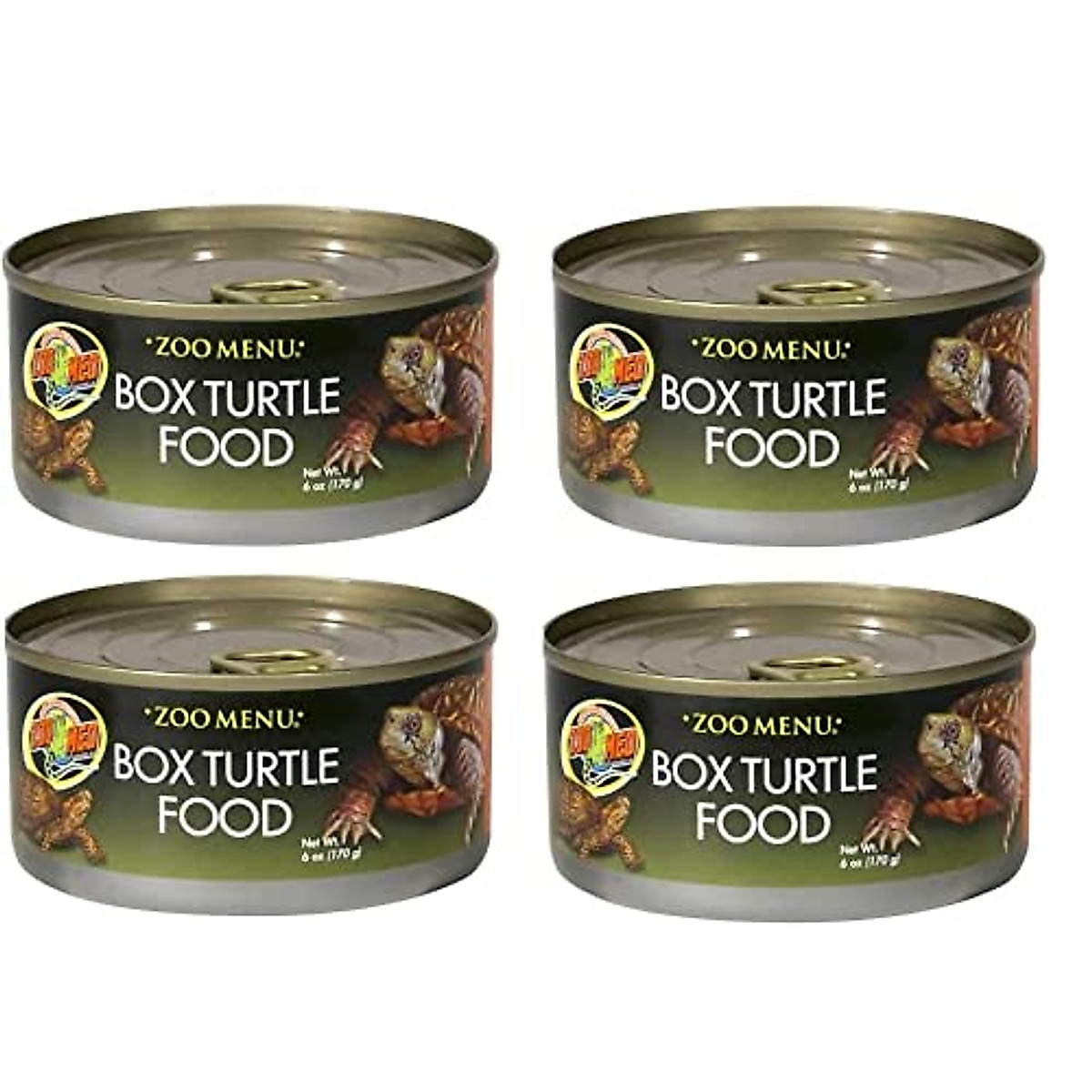 Zoo Med Box Turtle Food - Canned 6 oz - Pack of 4