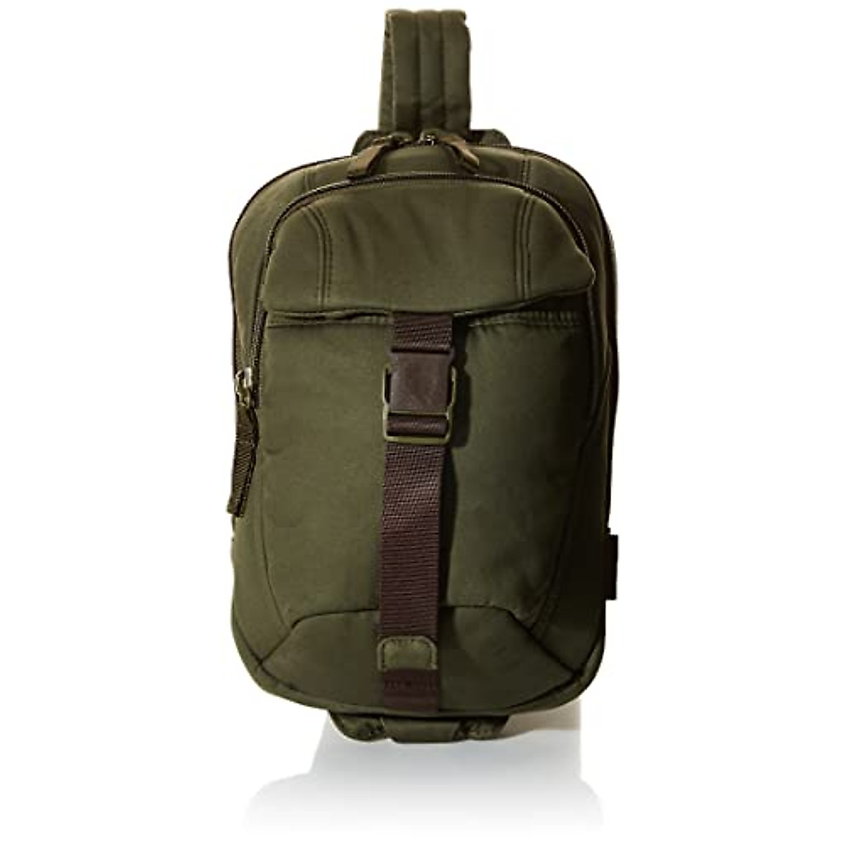 Vera Bradley Women's Cotton Utility Sling Backpack, Climbing Ivy Green - Recycled Cotton, One Size