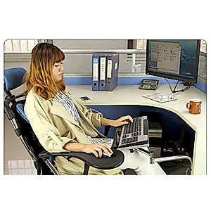 Sunter98 Multifunctoinal Full Motion Desk Edge/Table Side/Chair Leg Clamping Keyboard Tray Holder Laptop Desk Tablet Holder +Mouse Pad