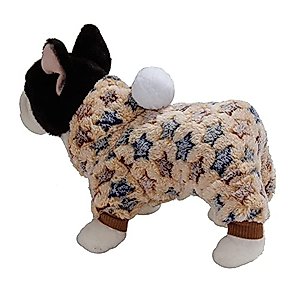 Dog Sweater for Small Dogs and Pet Fall Winter Hooded Dog Clothing Flannel Cat Pet Clothes Big Dog Clothes Boys