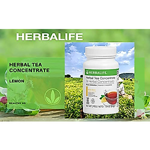 Herbalife TEAPACK Herbal Tea Concentrate: Lemon Flavor 30 Packets (1.7g), Boosts Metabolism, On The Go, Natural Flavor, No Artificial Sweeteners, Gluten-Free