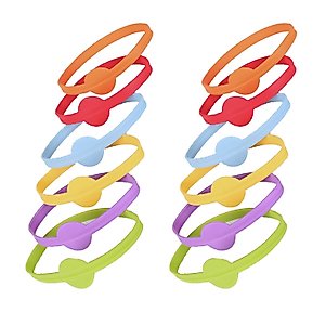 YouU Drink Markers Beer Glass Cup Vino Wine Cocktail Glass Bottle Strip Tag Marker Party Solution Drink Markers for Home Bar Party - 12 Pack