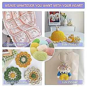 1PCS Milk Cotton Yarn,Yarn for Crochet,Amigurumi Yarn,Crochet Yarn for Crocheting,Cotton Yarn,Soft Yarn for Sweater,Hat,Socks,Baby Blankets(Dark Lake Blue)