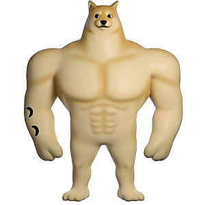 You Tooz Swole Doge 5' Tan Vinyl Figurine - Meme Collection