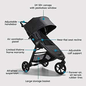 Baby Jogger® City Mini GT2 All-Terrain Travel System, Black