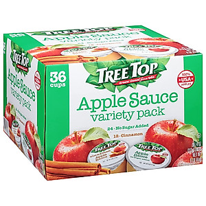 Tree Top Apple Sauce Cups Variety Pack, 4 oz., 36 Cups