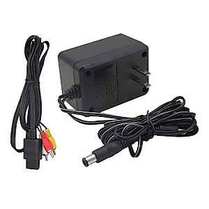 NGHTMRE New AC Adapter Power Cord & AV Cable for Super Nintendo SNES Systems