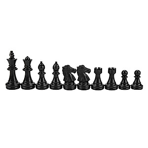 Chess Pieces, 32Pcs Plastic Magnetic Chess Game Pawns Figurine Pieces for Missing Piece Replacement