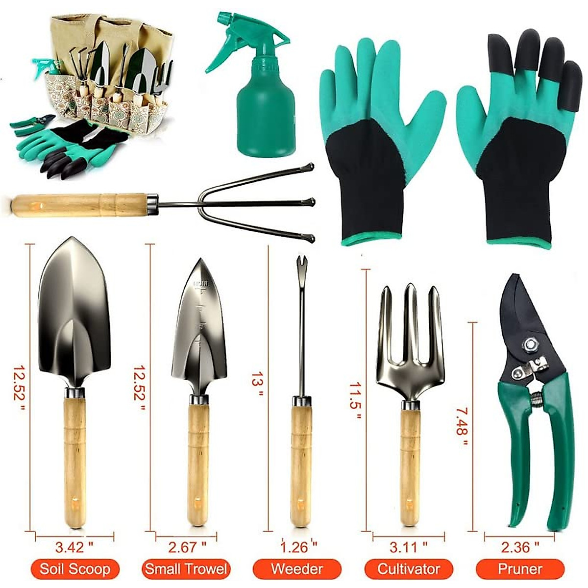 Scuddles Gardening Tools Garden Tools Set Perfect Gardening Gifts for Women