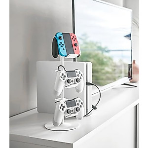 Yamazaki Home Smart Universal Adjustable Game Controller Stand/Controller Holder - Steel