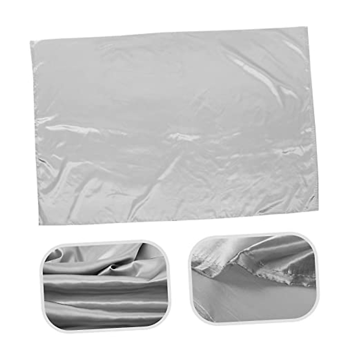 FAVOMOTO 4pcs Satin Fabric Sewing Fabric Fake Silk DIY Cloths Seam Binding DIY Patchwork Scrapbook Materials Cotton Bundle Multi-use Fabric Polyester Cheongsam Accessories