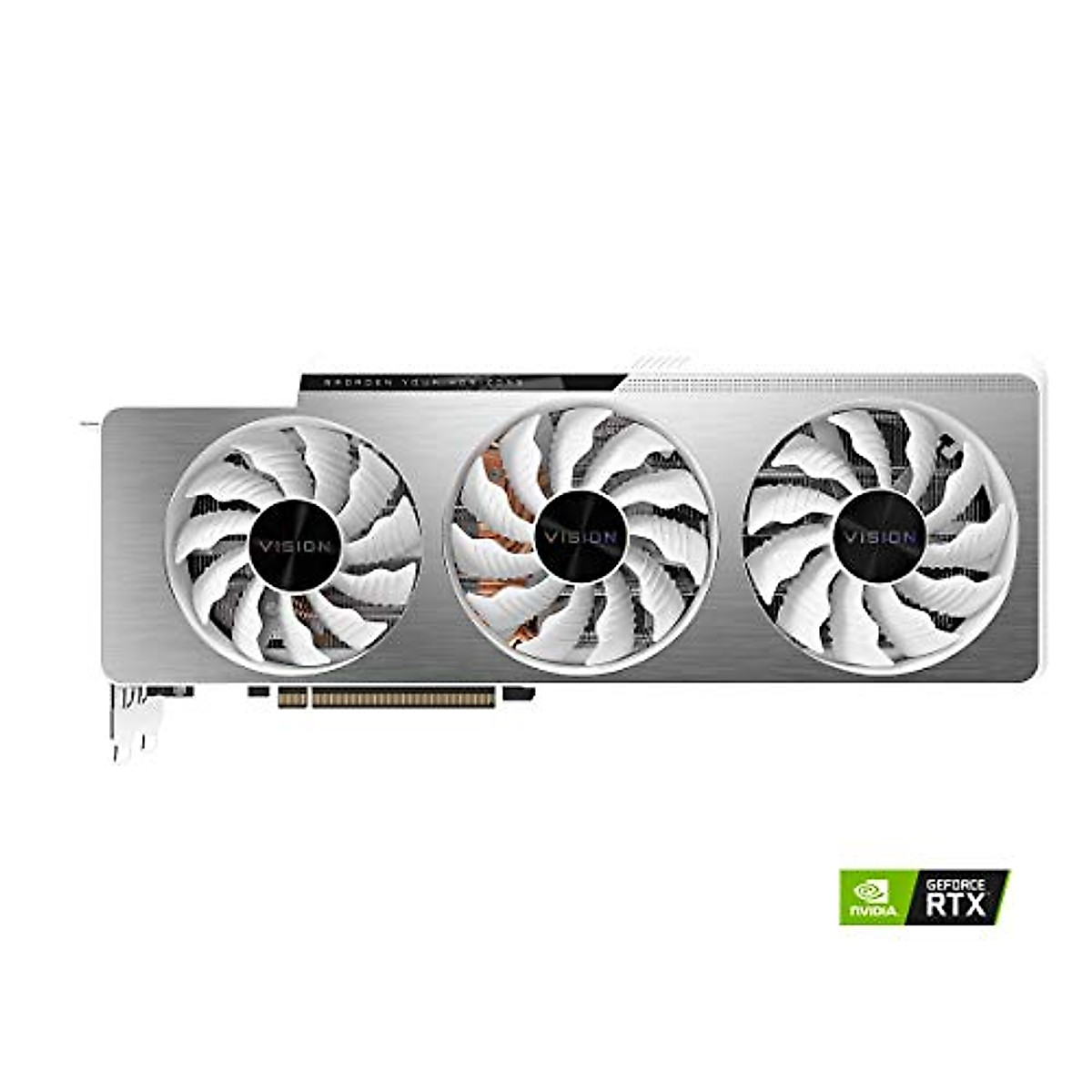 GIGABYTE GeForce RTX 3090 Vision OC 24G Graphics Card, 3X WINDFORCE Fans, 24GB 384-bit GDDR6X, GV-N3090VISION OC-24GD Video Card