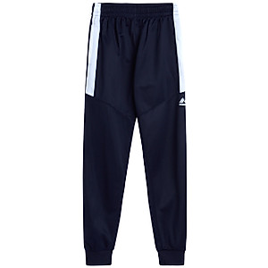 RBX Boys Sweatpants - 2 Pack Stretch Performance Tricot Activewear Boys Joggers Athletic Pants with Side Pockets (Size: 4-20), Size 14-16, Navy White